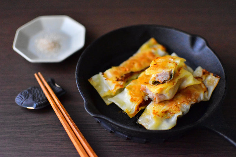 How To Make Chicken Gyoza Recipe (With Shiso, Umeboshi, & Cheese ...