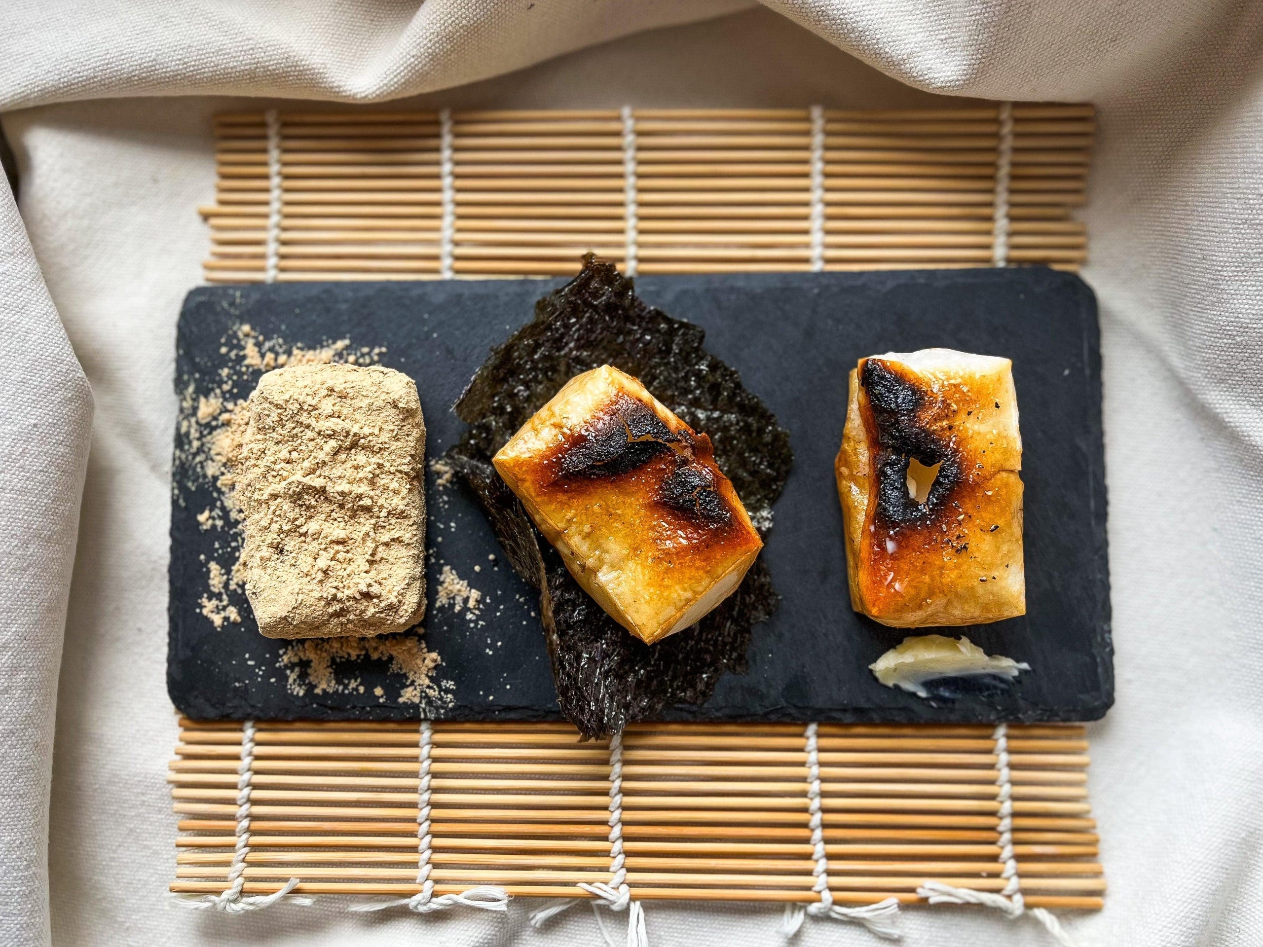 How to Make Yaki Mochi (Grilled Rice Cake): Soy Sauce, Kinako, and But ...