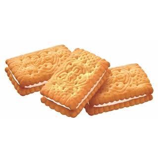 Glico Bisco Hokkaido Milk Cream Sandwich Biscuits 15 Pieces (Pack of 5