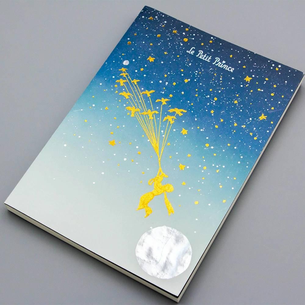 Le Petit Prince Pocket Notebook Foil Stamped Starry Design