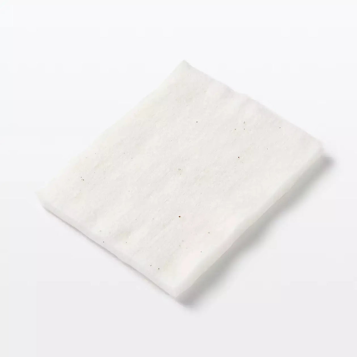 Muji Cut Cotton Ecru Unbleached Facial Cotton Pads Large 90x70mm 88 pc