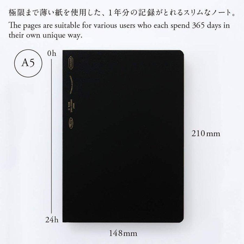Nitto Stalogy A5 Editor's Series 365 Days Notebook (Grid Paper Noteboo
