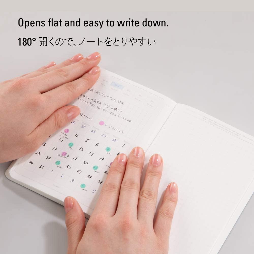 Nitto Stalogy A5 Editor's Series 365 Days Notebook (Grid Paper Noteboo