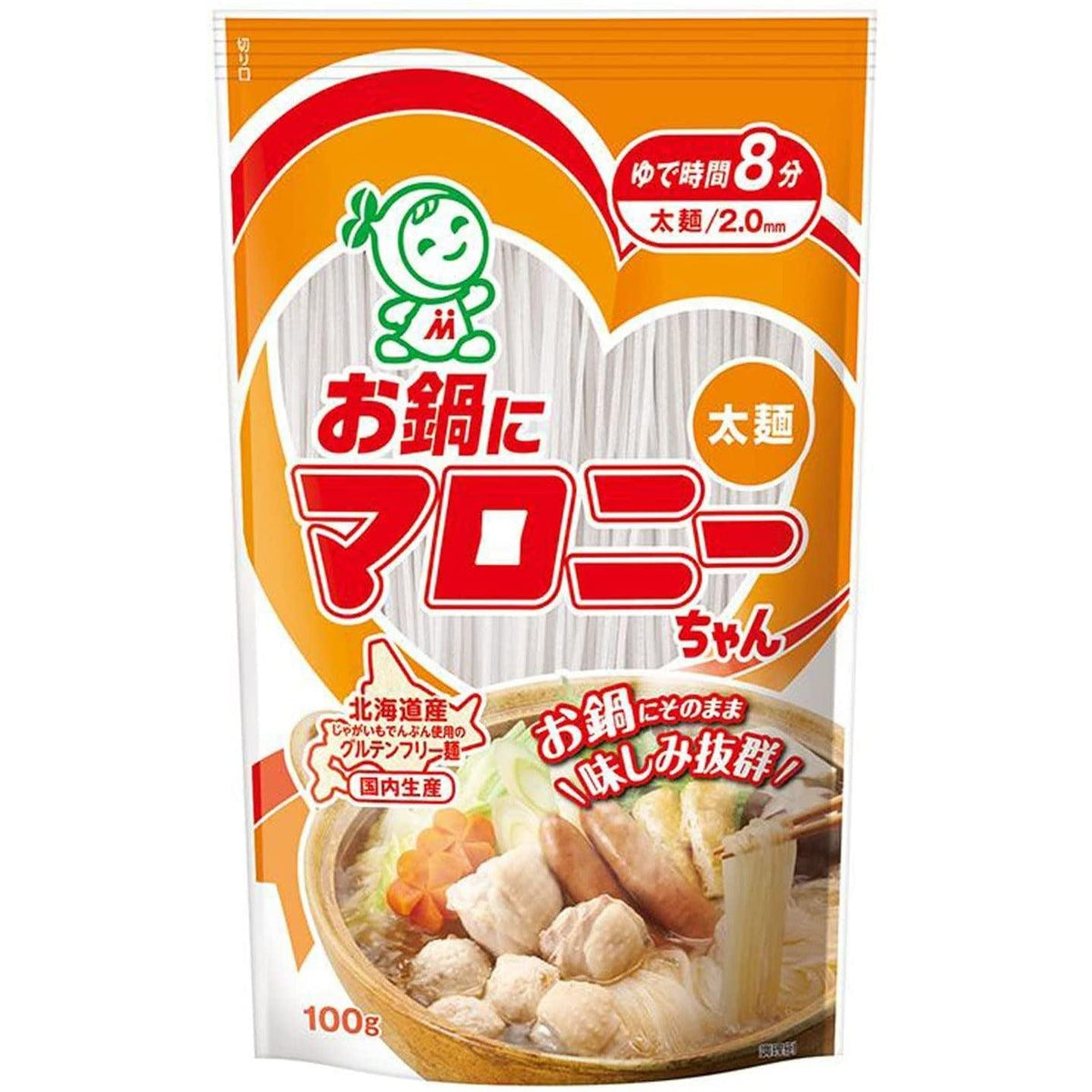 Malony Dried Starch Thick Japanese Noodles 100g – Japanese Taste
