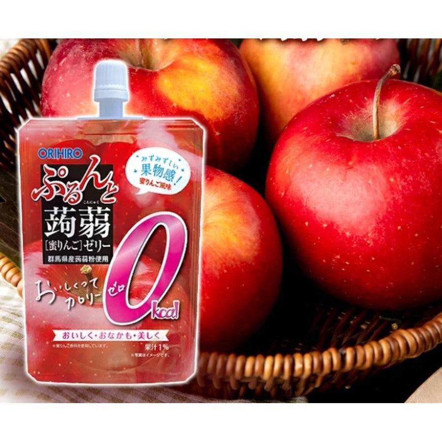 Orihiro Drinkable Konjac Jelly Calorie Free Diet Supplement Apple 130g